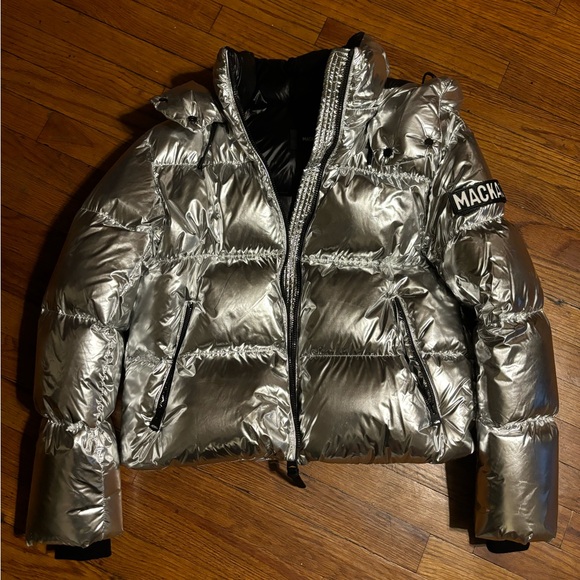 Mackage | Jackets & Coats | Authentic Silver Mackage Bubble Coat | Poshmark